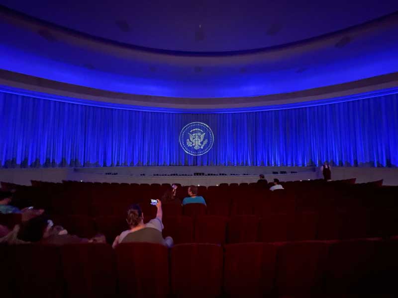 History in the Magic Kingdom: Museum in the Hall of Presidents ...