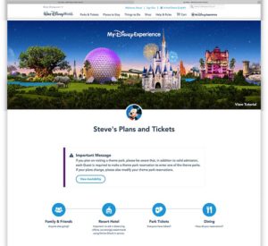 Using the Walt Disney World Theme Park Reservation System - Military ...