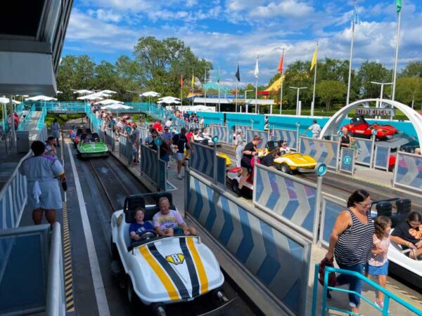 The Magic Kingdom's Tomorrowland Speedway - Military Disney Tips