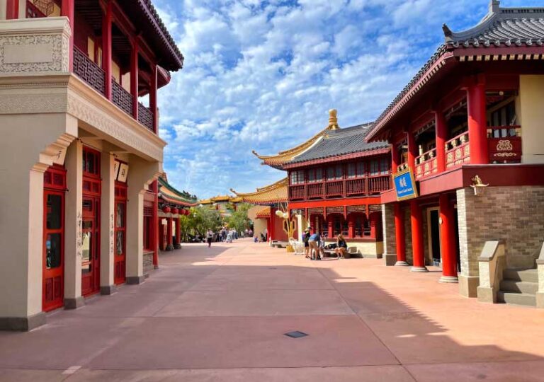 China Pavilion in the EPCOT World Showcase - Military Disney Tips