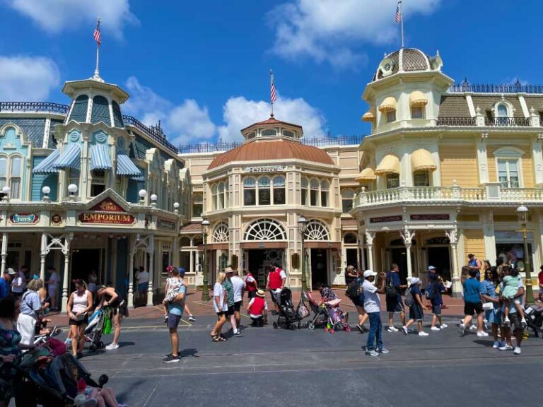 Center Street in Walt Disney World's Magic Kingdom - Military Disney Tips