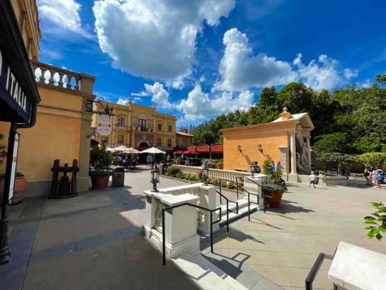 Italy Pavilion in the EPCOT World Showcase - Military Disney Tips
