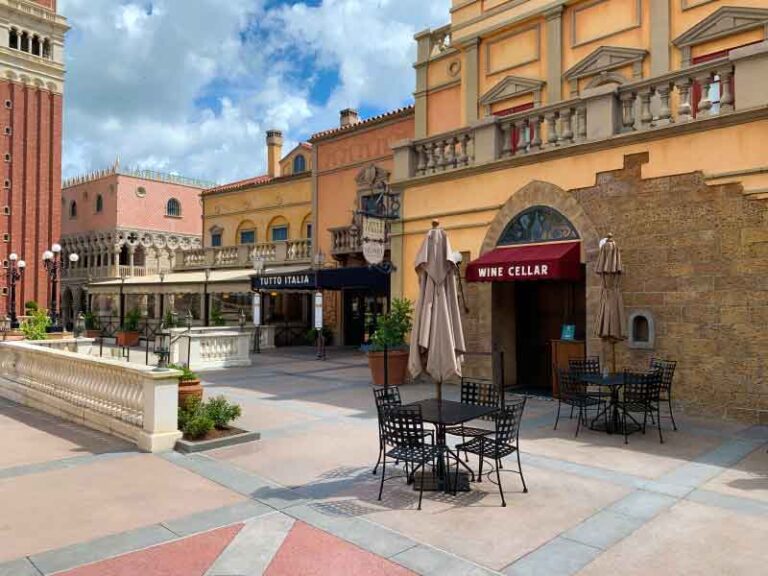 Italy Pavilion in the EPCOT World Showcase - Military Disney Tips