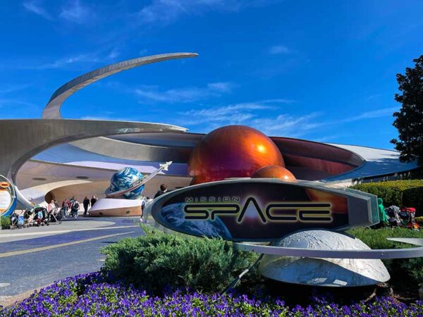 The Mission Space Pavilion in EPCOT's World Discovery - Military Disney ...