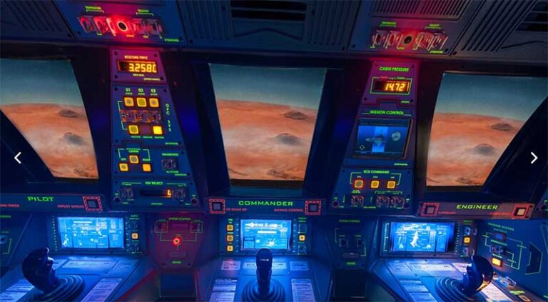 The Mission Space Pavilion in EPCOT's World Discovery - Military Disney ...