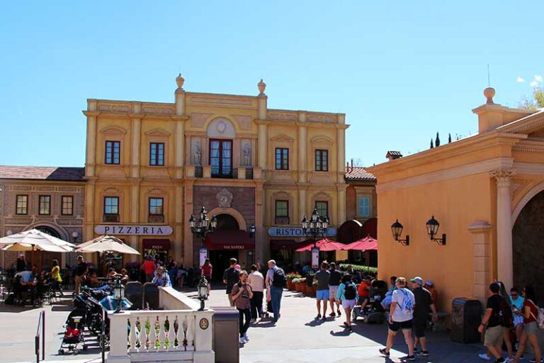 Via Napoli Ristorante e Pizzeria in EPCOT's Italy - Military Disney Tips