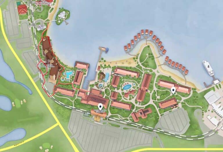 Walk Between Disney's Polynesian Village Resort and Disney's Grand ...