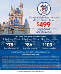 Disney World Adds New 2026 Verification Rule for Salute Tickets ...