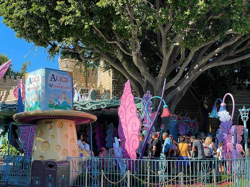 Alice in Wonderland at Disneyland Park - Military Disney Tips